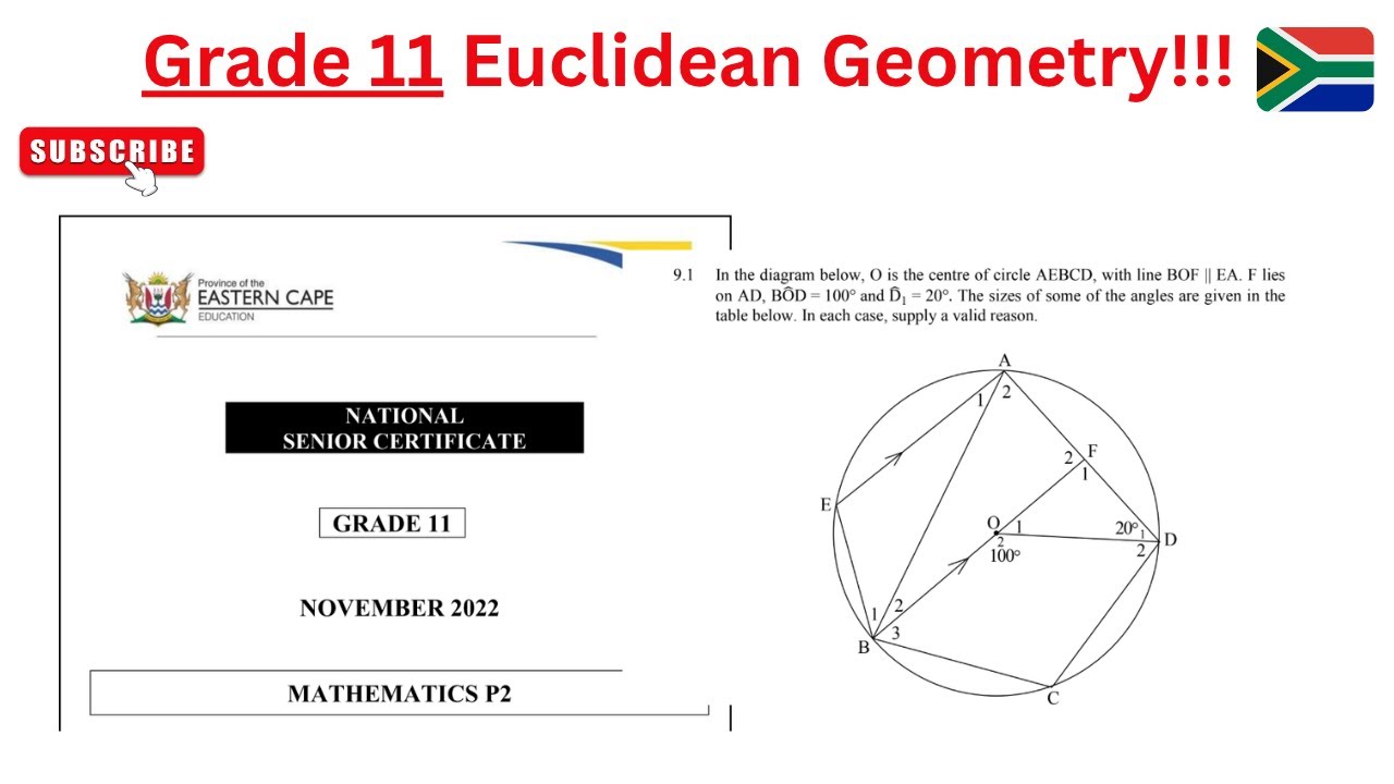 Grade 11 Mathematics Euclidean Geometry - YouTube