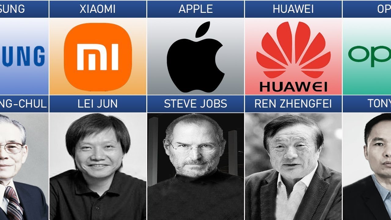Founder of Smartphone Companies From Different Countries - YouTube