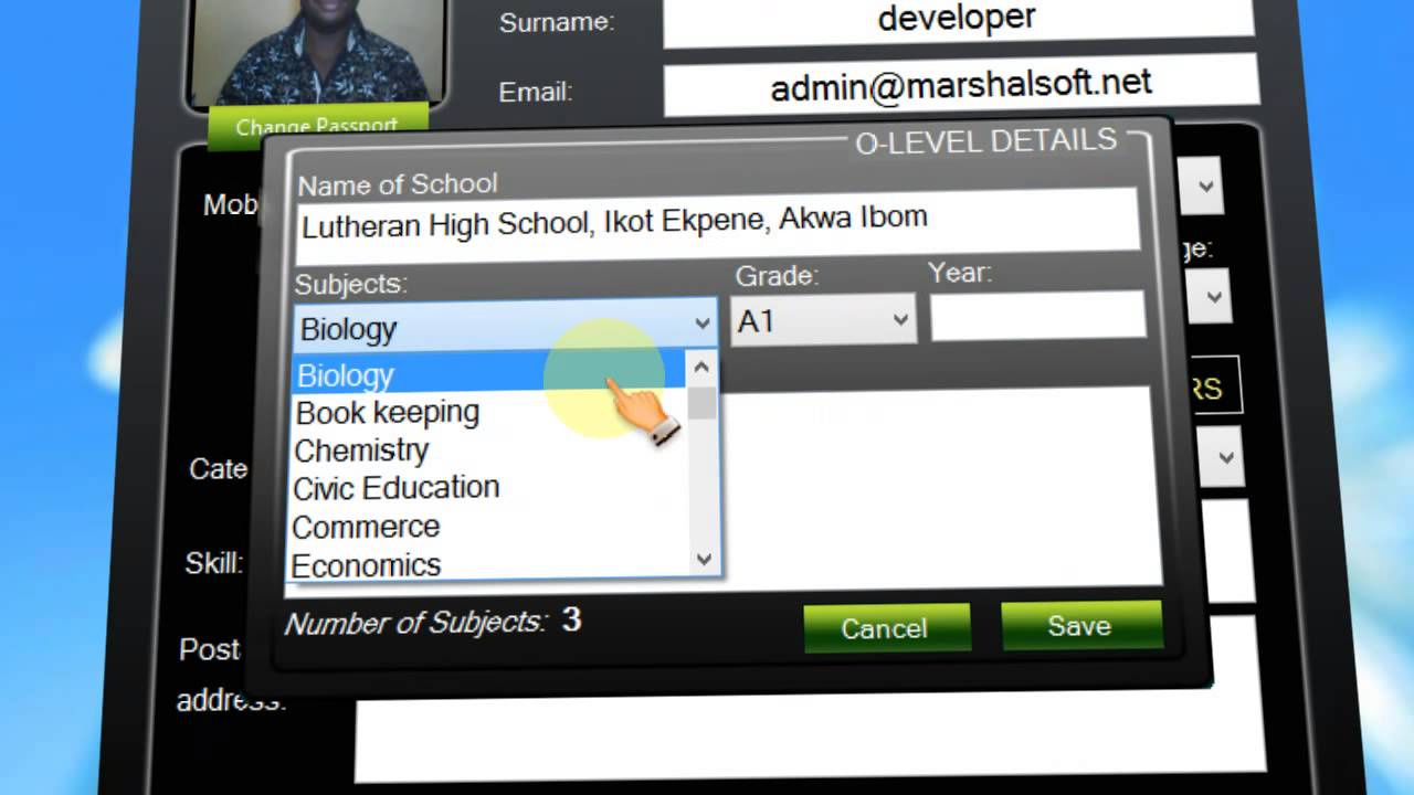 Registration Application With Webcam Access Youtube