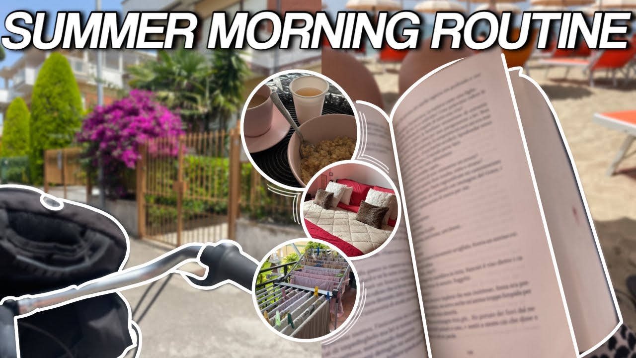 SUMMER MORNING ROUTINE *productive edition* 🌞⏰ | SZ - YouTube