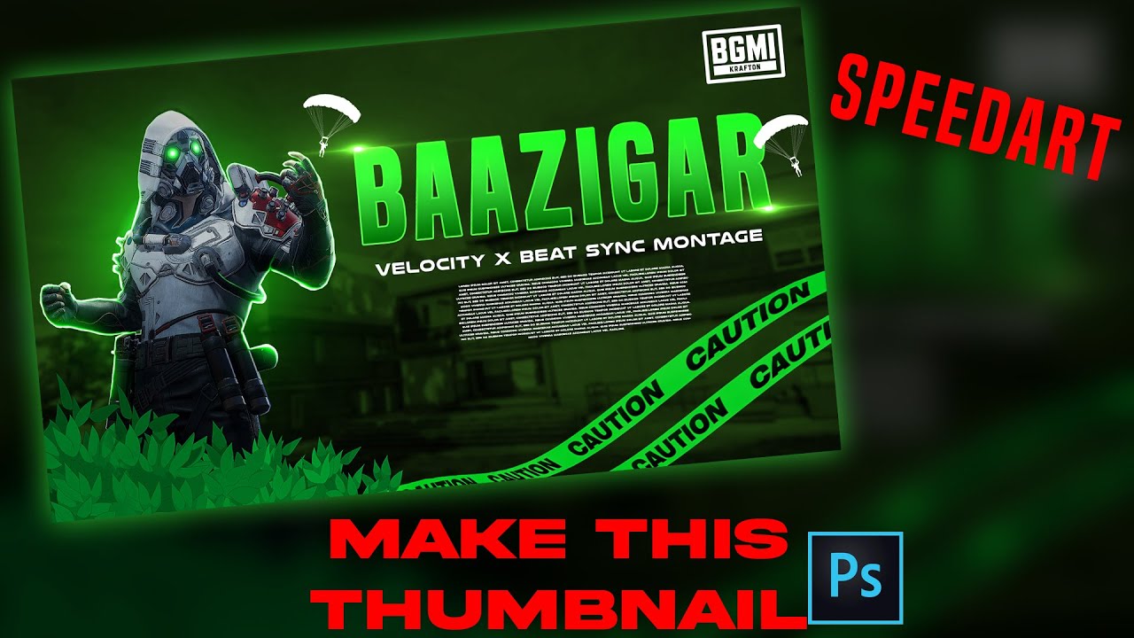 Make This Best Beat Sync Thumbnail in Photoshop 2020 || SpeedArt ...