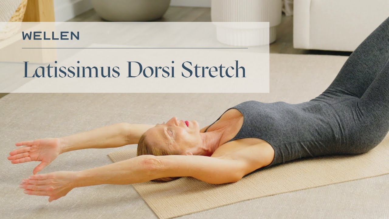 How to do Supine Latissimus Dorsi Stretch - Flexibility Exercises ...