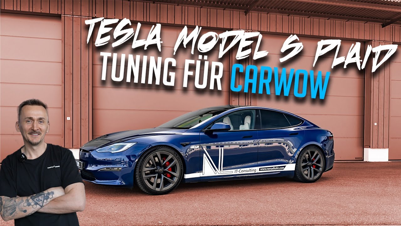 Tesla Model S Plaid | Tuning für carwow!! | lautlos performance - YouTube