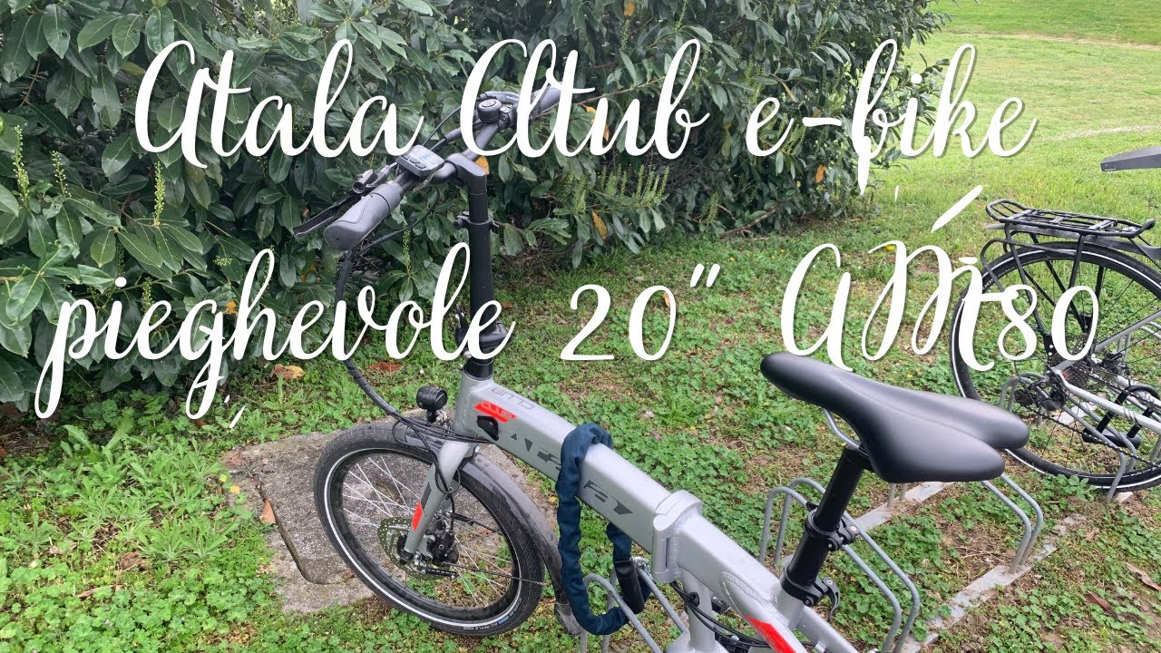 Tutto sulla Atala Club e-bike pieghevole 20" AM80 - YouTube