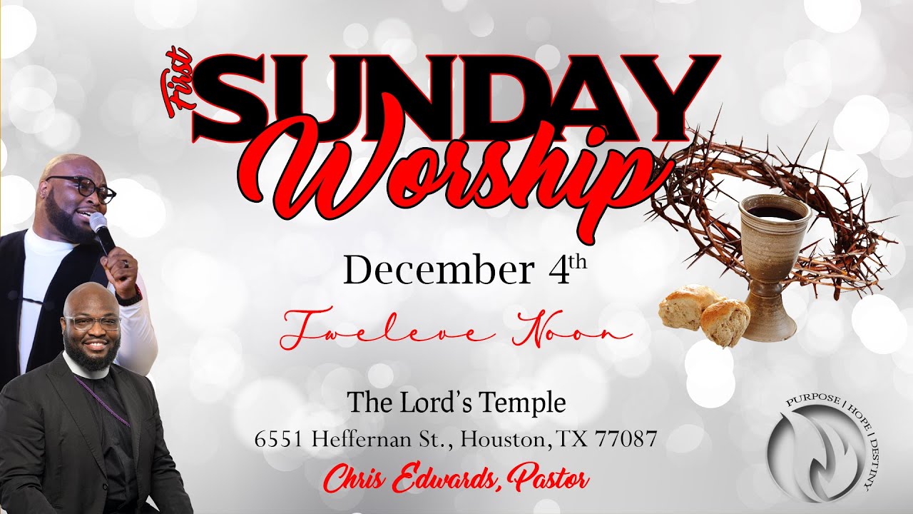 First Sunday Worship Service - 12/04/22 - YouTube