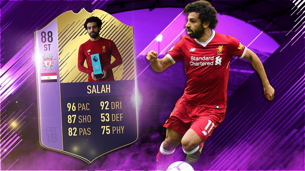 FIFA 18 POTM Salah Review - 88 Player of the Month Mohamed Salah Player ...