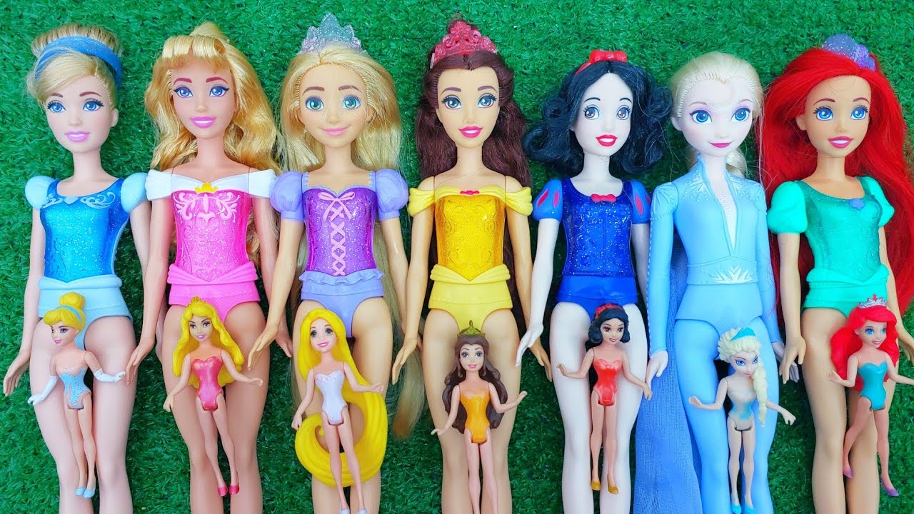 ASMR MATTEL 43:47 Minutes Disney princesses Collection ASMR Satisfying ...