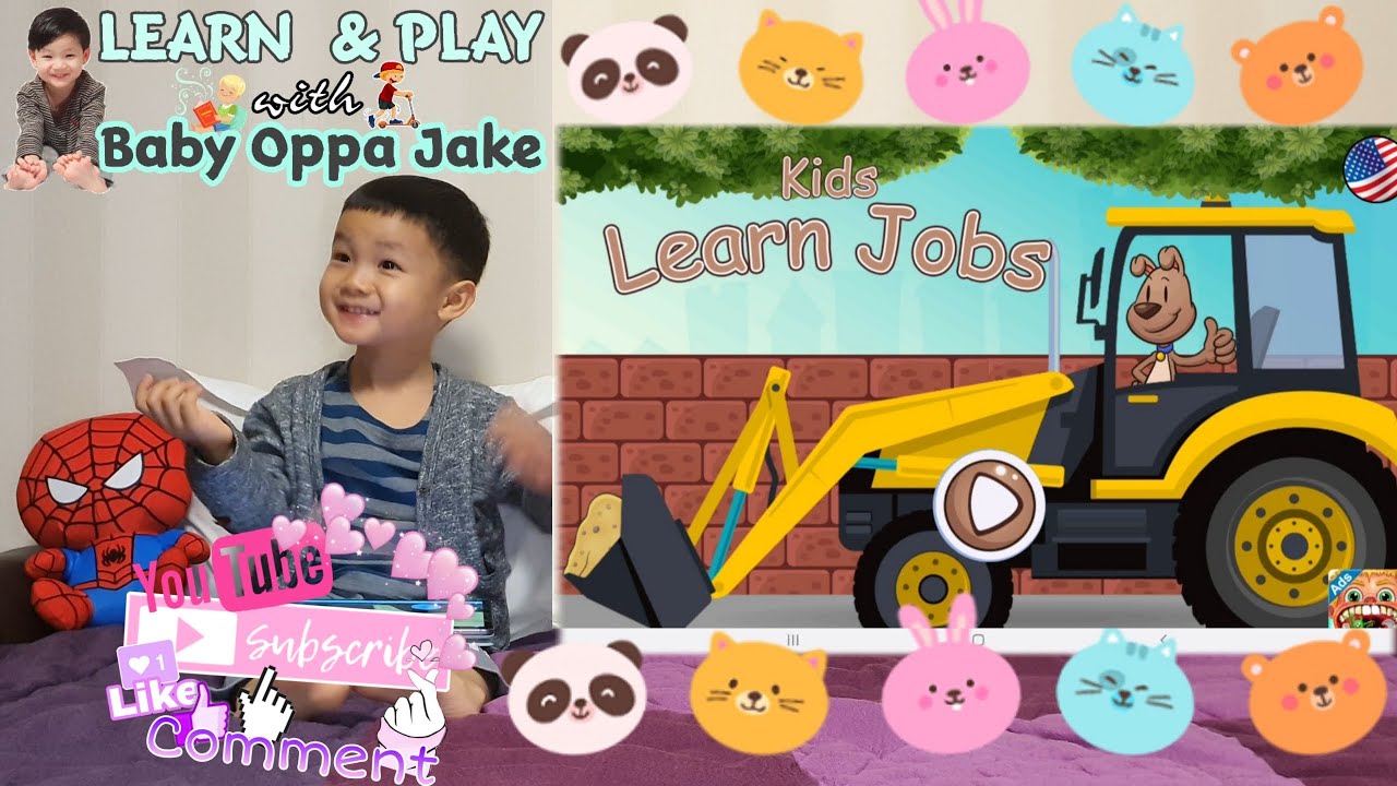 Kids Learn Job Game with baby Oppa Jake | Educational Game - YouTube