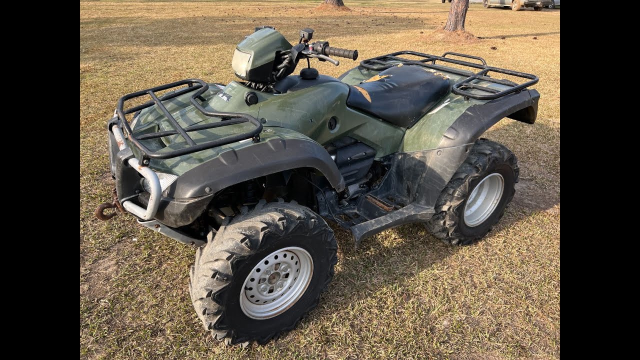 2009 Honda TRX 500 Foreman 4x4 Four Wheeler VN4345 Lot#4 - YouTube
