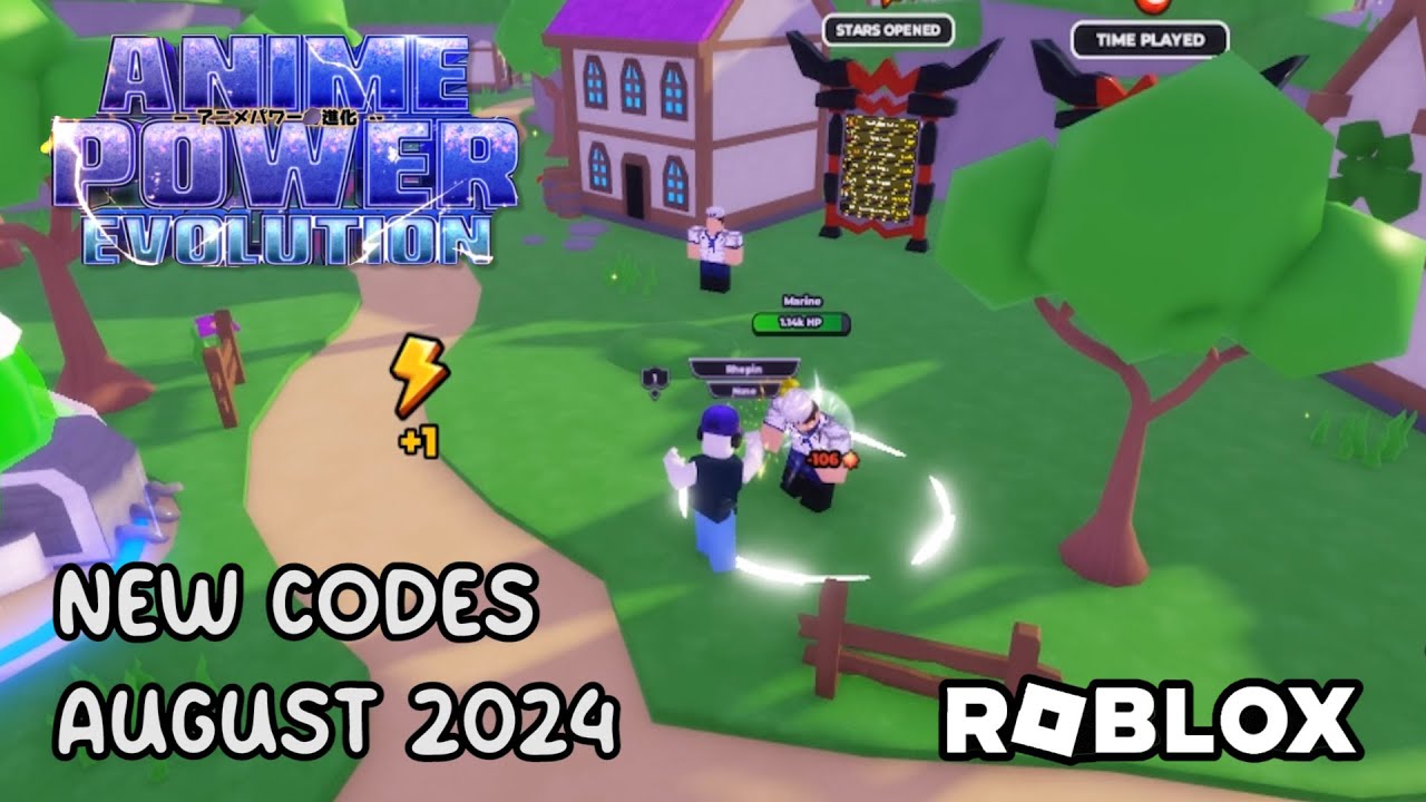 Roblox Anime Power Evolution Simulator New Codes August 2024 - YouTube