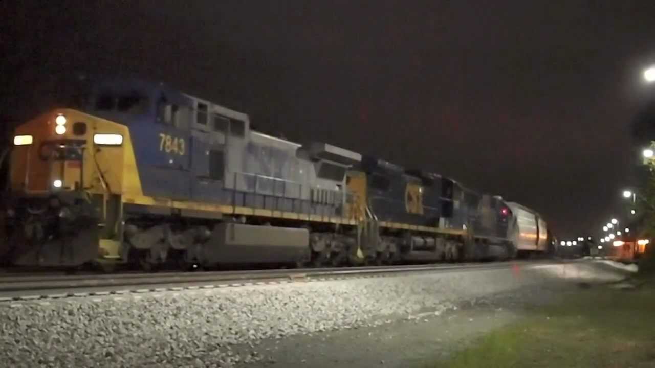 CSX Q443 at Wildwood, Florida 11/14/12 - YouTube