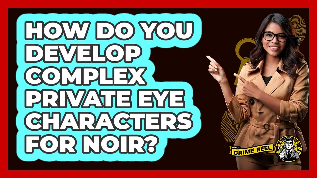 How Do You Develop Complex Private Eye Characters For Noir? - The Crime ...