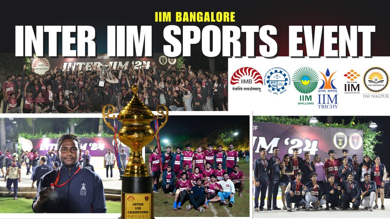 FIRST EVER INTER IIM SPORTS EVENT | IIM BANGALORE | IIM VLOG - YouTube
