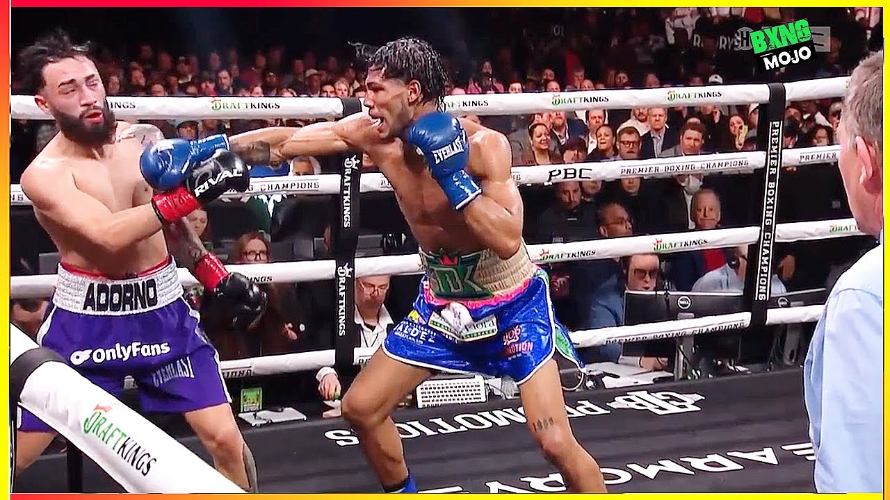 Elvis Rodriguez (Dominican Republic) vs Joseph Adorno (USA) - Boxing ...