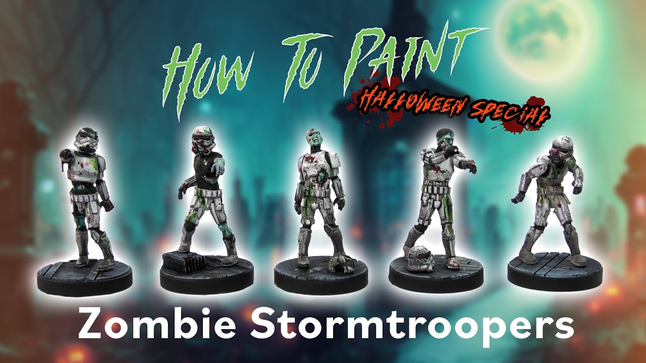 How To Paint Zombie Stormtroopers - YouTube