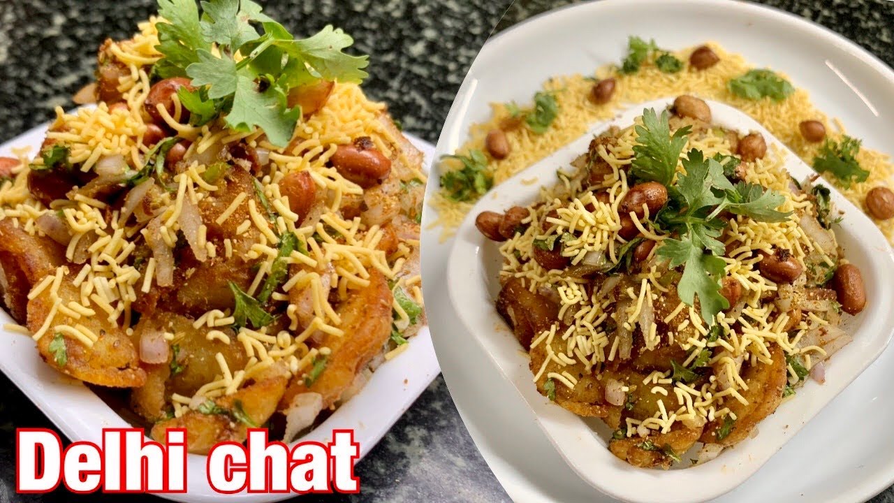 DELHI CHAT | Delhi aloo chat recipe | Delhi street food | how to make ...