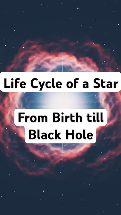 Life Cycle of a Star | From Birth to Black hole #star #blackhole # ...