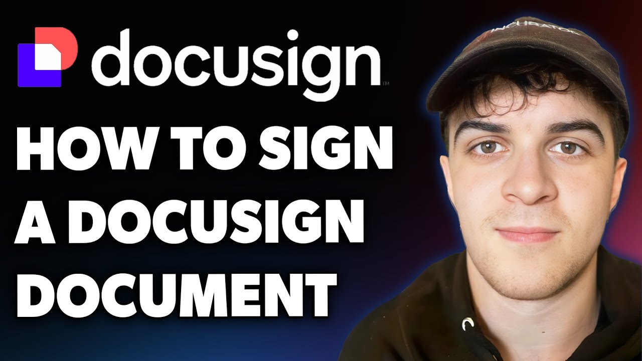 How to Sign a Docusign Document (Full 2025 Guide) - YouTube