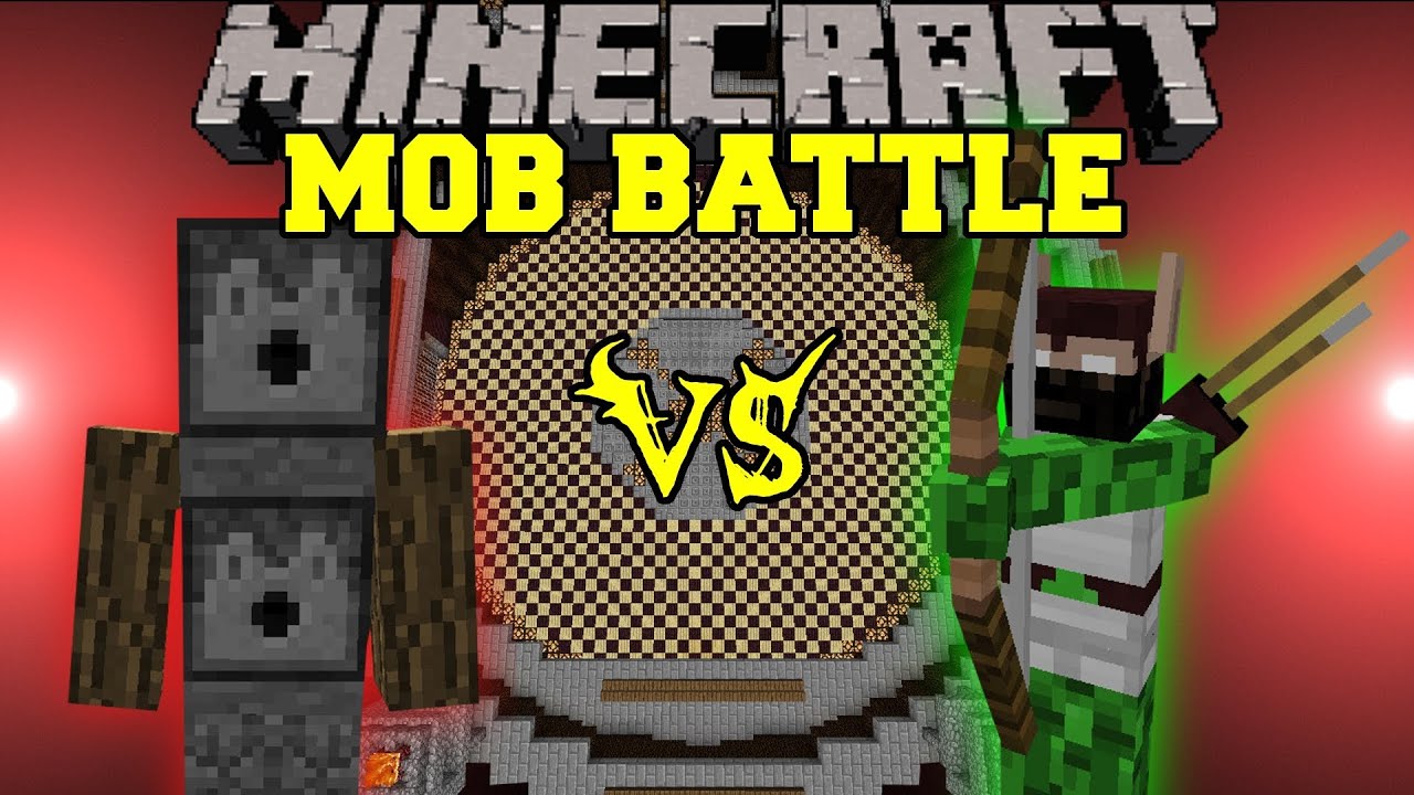 Elf Hunter Vs. Arrow Golems - Minecraft Mob Battles - Legendary Beasts ...
