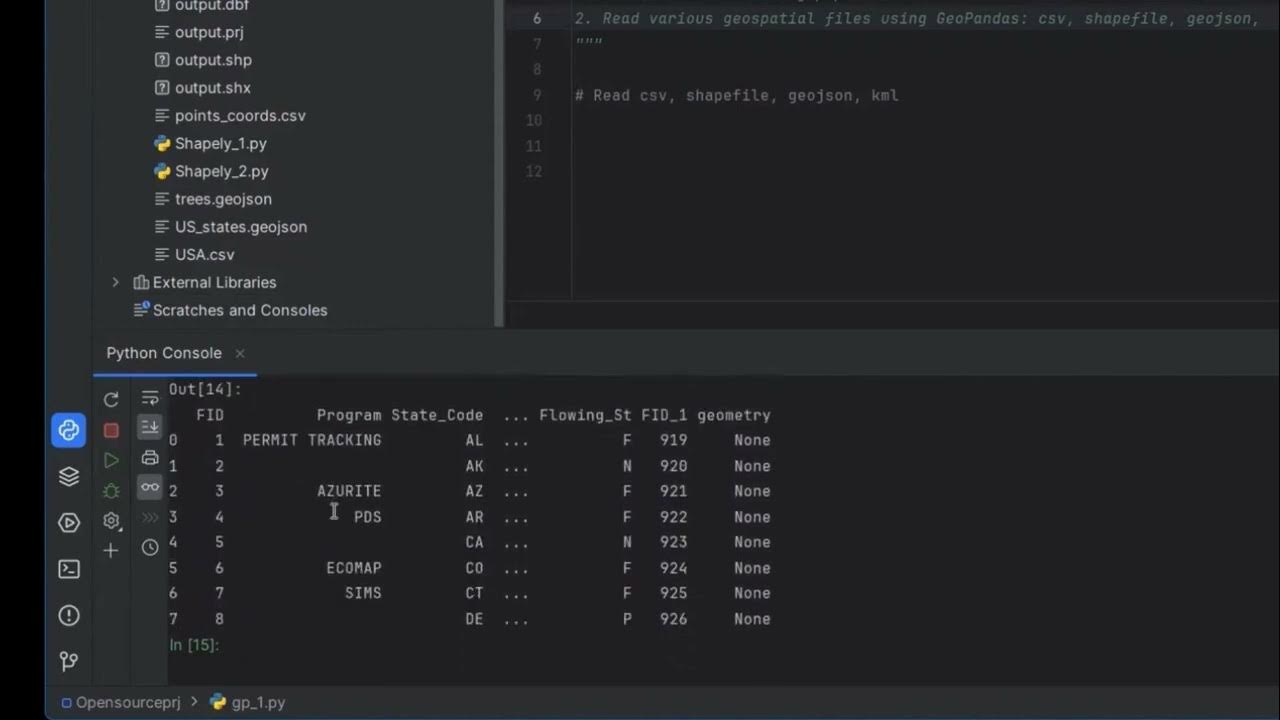 GeoPandas Part 2: Reading files - YouTube