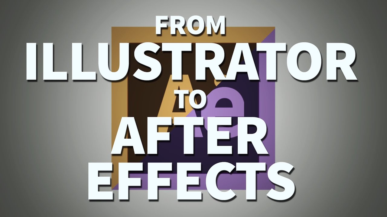 Working From Illustrator To After Effects Adobe After Effects Working From Illustrator To After Effects Adobe After Effects