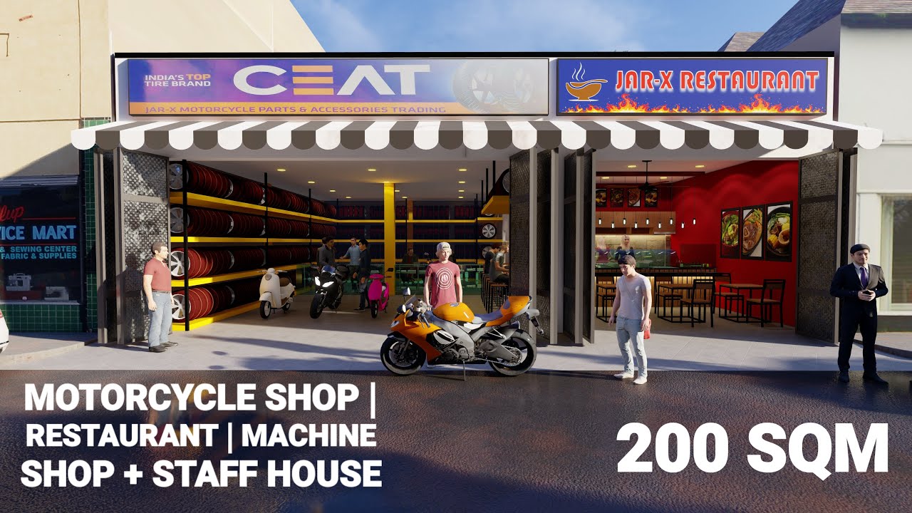 COMMERCIAL SHOP DESIGN IDEA | By : junliray creations - YouTube