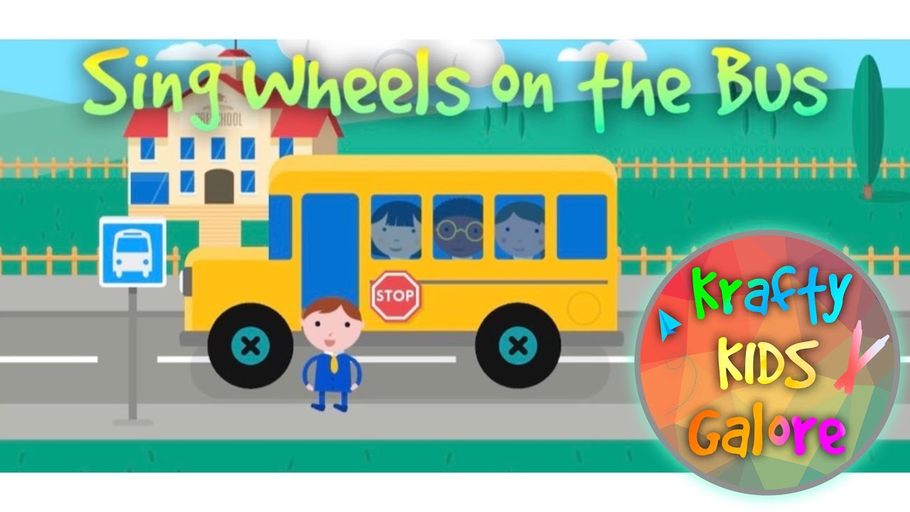 Sing ‘Wheels on the Bus’ Nursery Rhyme | Fun Songs with Lyrics for ...