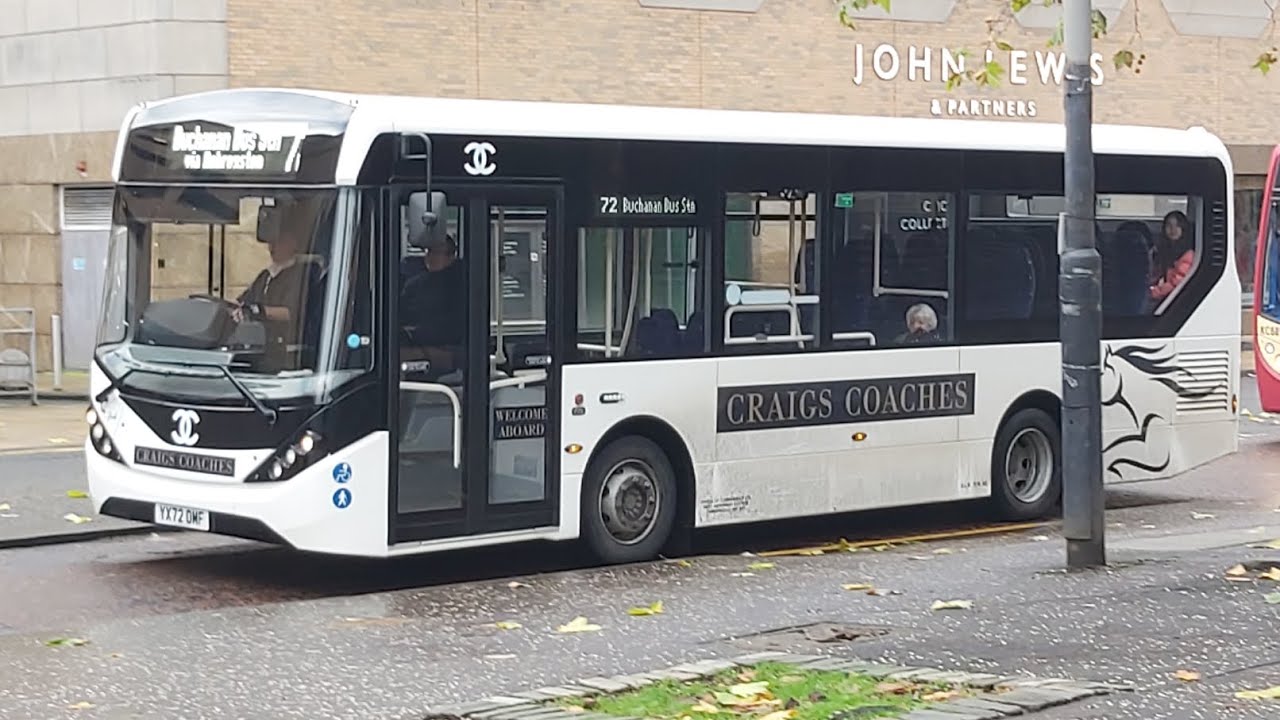 YX72 OME| Craigs Coaches ADL 8.9m Enviro 200mmc| Route 72 - YouTube