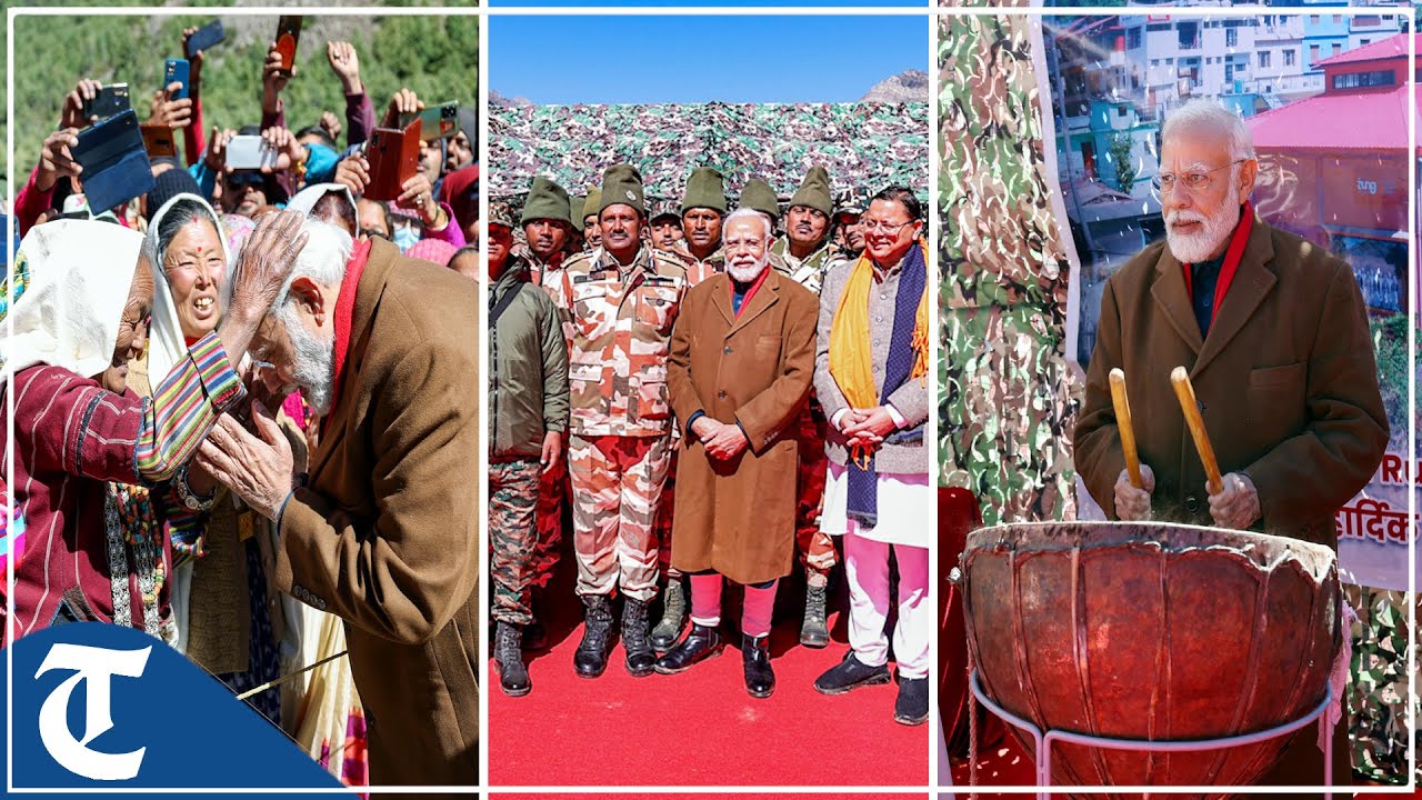 PM Modi visits Jageshwar dham; offers puja; interacts with locals - YouTube