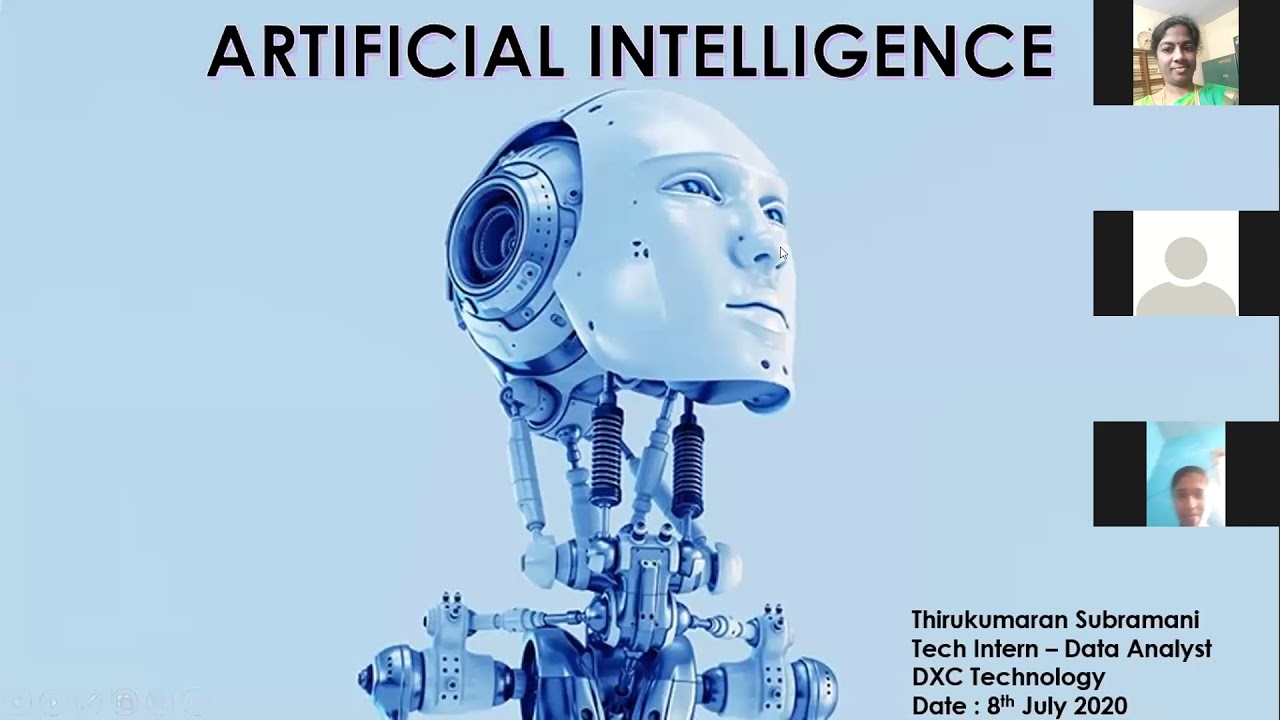 WEBINAR ON ARTIFICIAL INTELLIGENCE -08/07/2020 - YouTube
