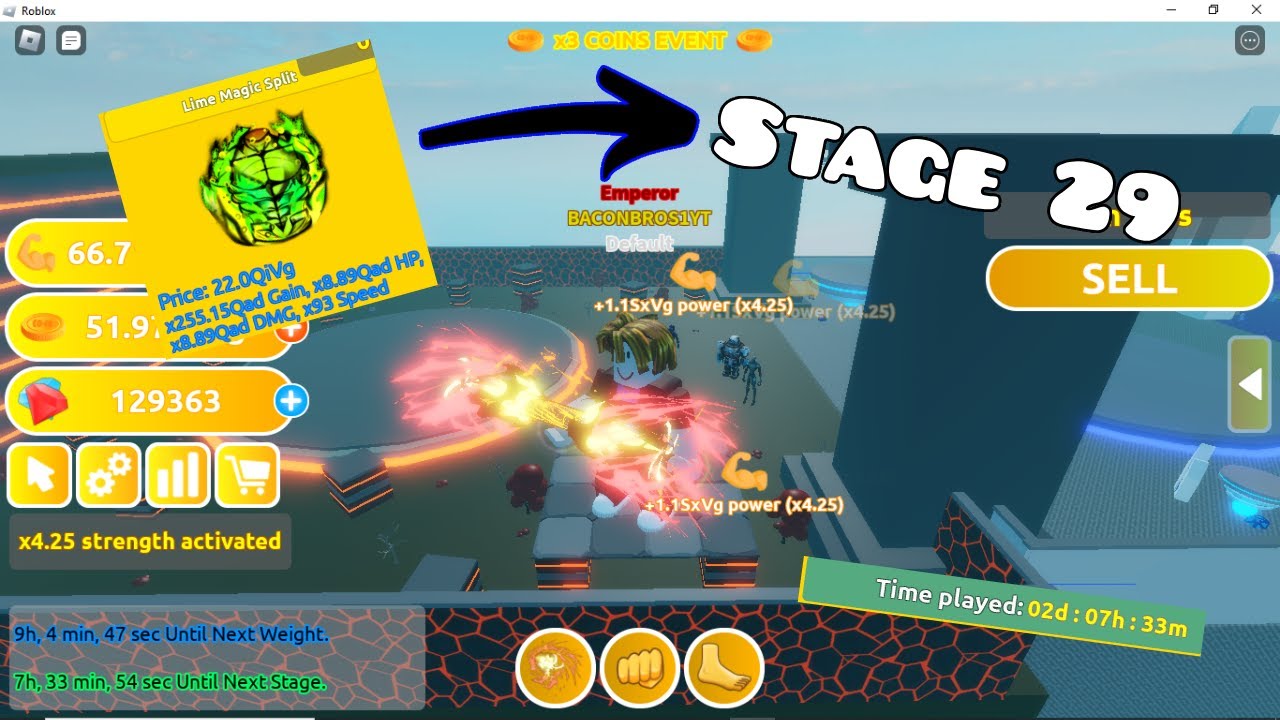 Getting Stage 29 in Fast Lifting Simulator!!!!!! - YouTube