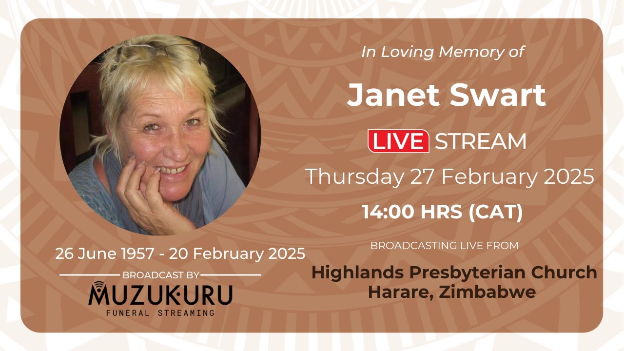 Celebrating the life of Janet Swart - YouTube