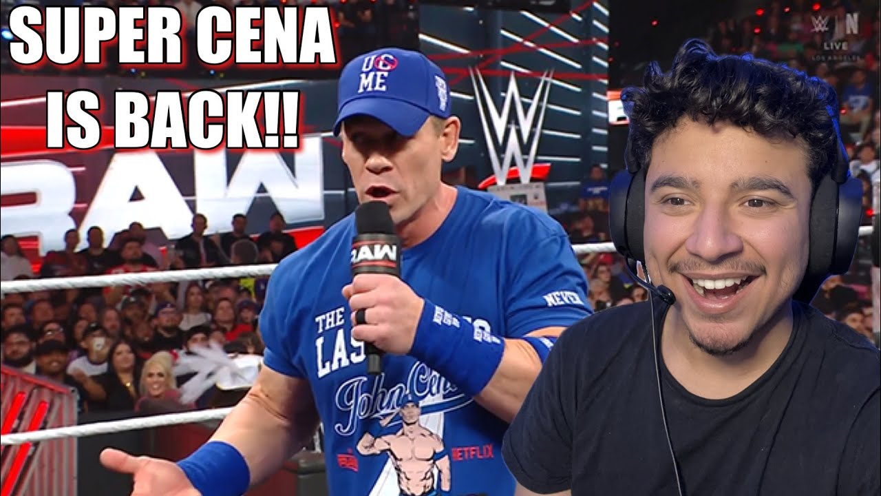 SUPER CENA IS BACK!!!🙏🏽 Mix Reacts To John Cena makes massive Royal ...