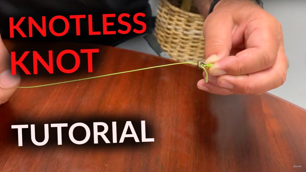 How To Tie The Knotless Knot! - YouTube