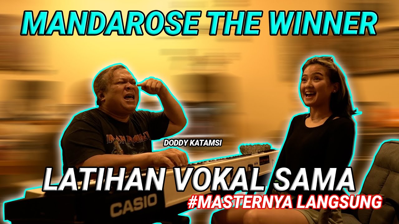 MANDA ROSE LATIHAN VOCAL PERSIAPAN LIVE RECORDING SAMA THE WINNER - YouTube