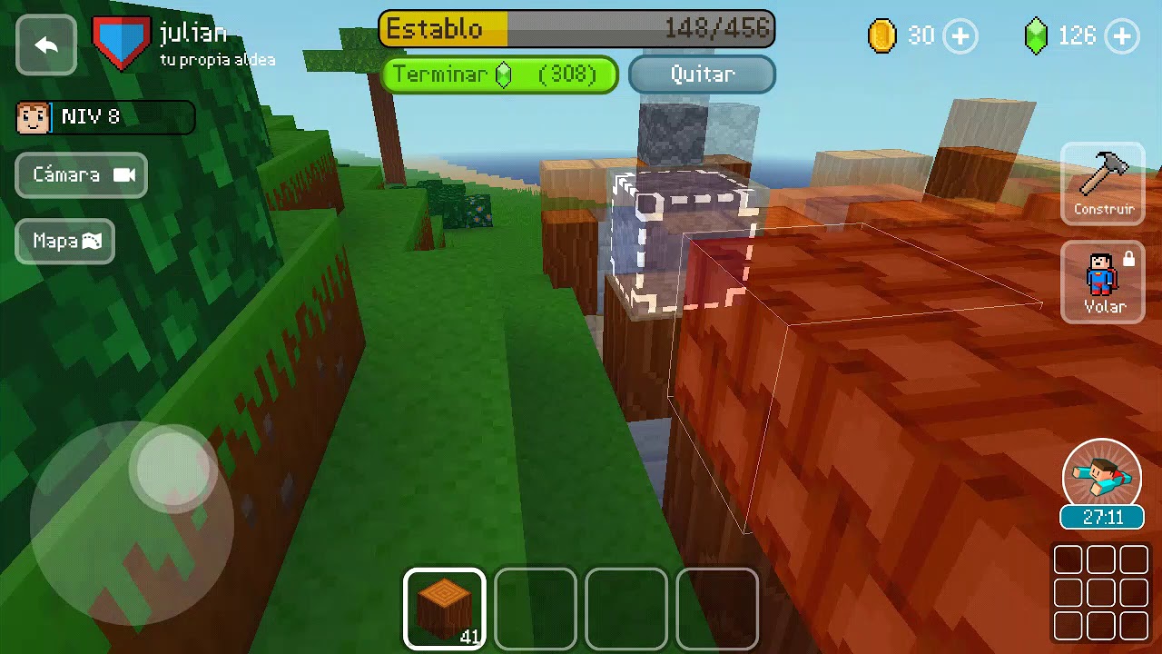 1er ep the block craft 3D - YouTube