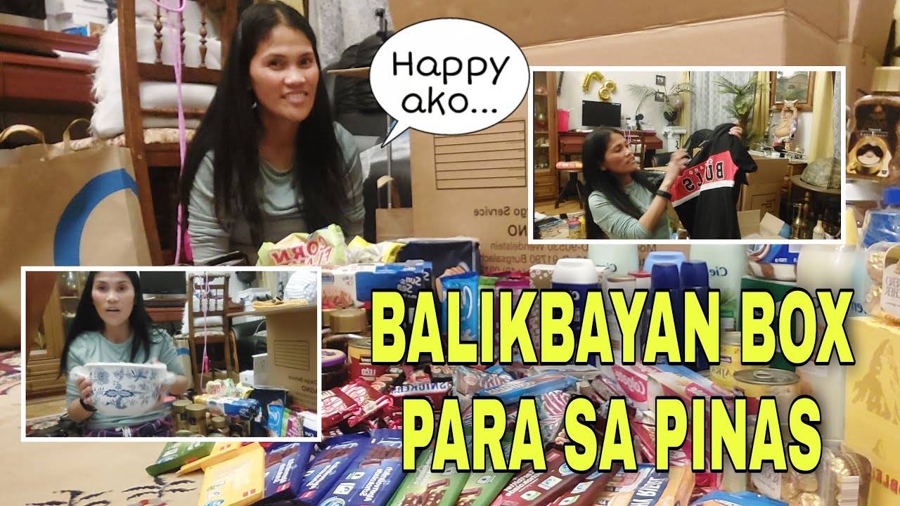 Paano ako magbalikbayan box | para sa pamilya sa pinas - YouTube