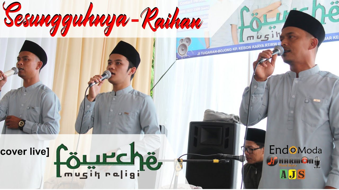 Sesungguhnya - Raihan [cover live] by Fourche Musik Religi - YouTube