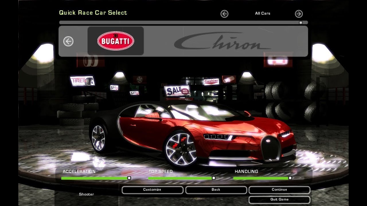 Need for Speed Underground 2 - Bugatti Chiron - YouTube