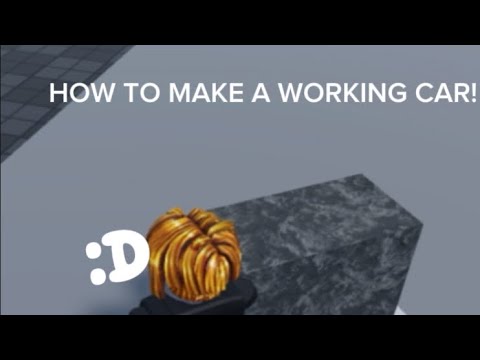 How to make a working car in obby creator! Roblox - YouTube