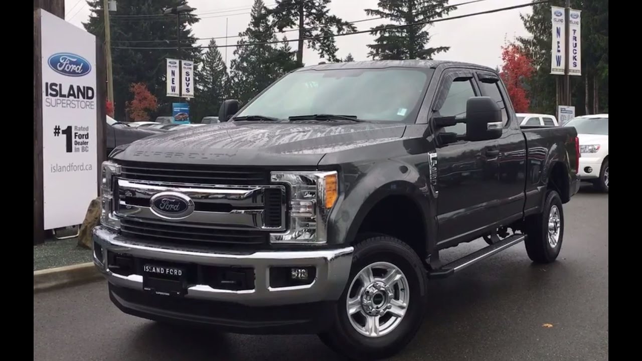 2017 Ford F-250 XLT SuperCab 4X4 + Camper Pkg Review/Island Ford - YouTube
