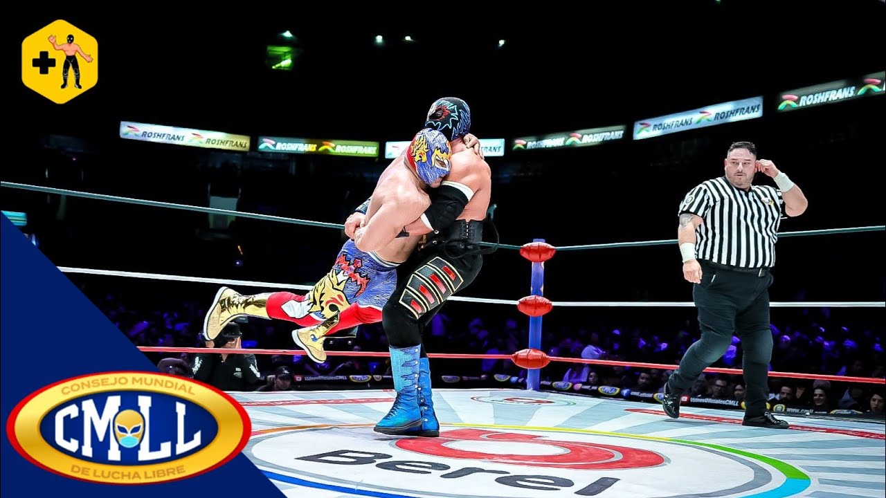 CMLL | El Valiente y El Hechicero terminan la contienda en empate - YouTube