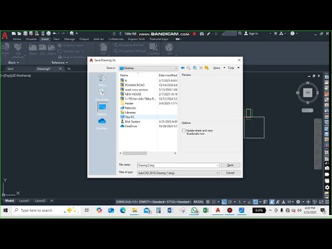 How to Save and Save As AuoCAD File Tutorial in Urdu | AutoCAD File Ko ...