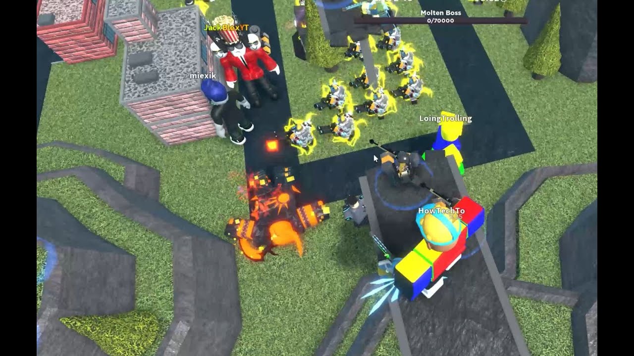 Roblox Tower Defense Simulator - Molten Boss - YouTube