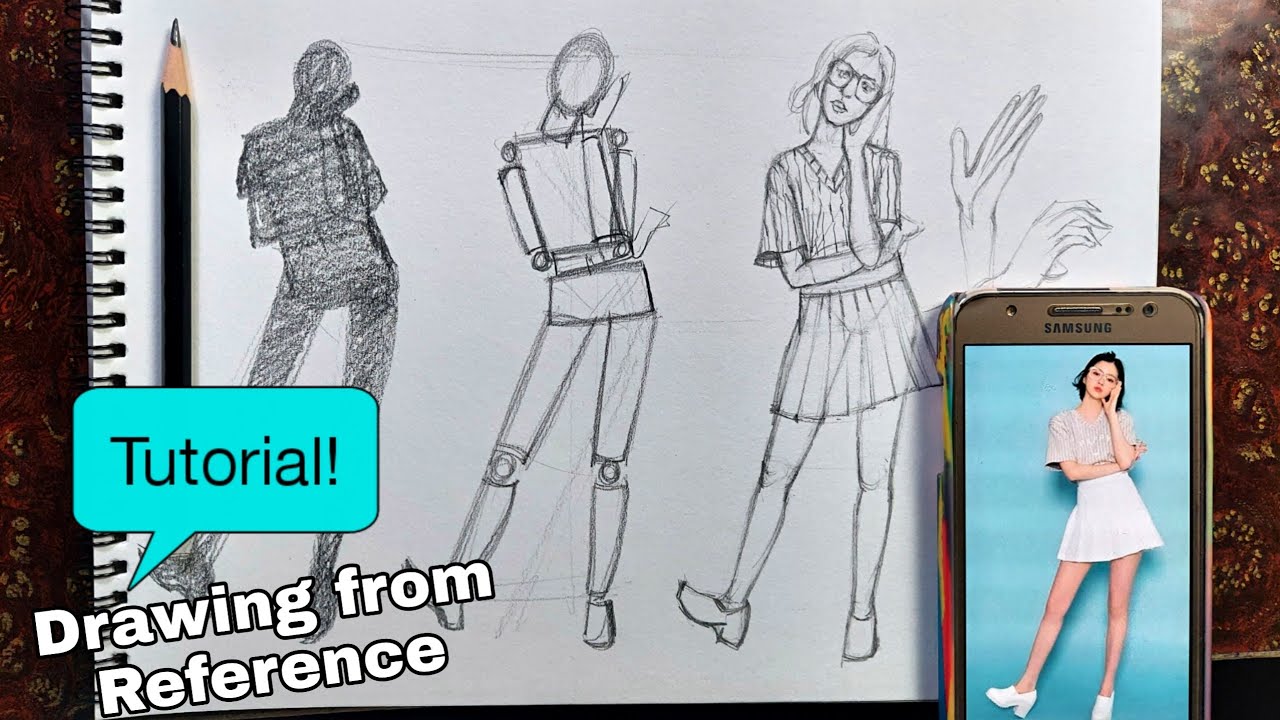 Figure Drawing from Reference/source Pinterest - YouTube