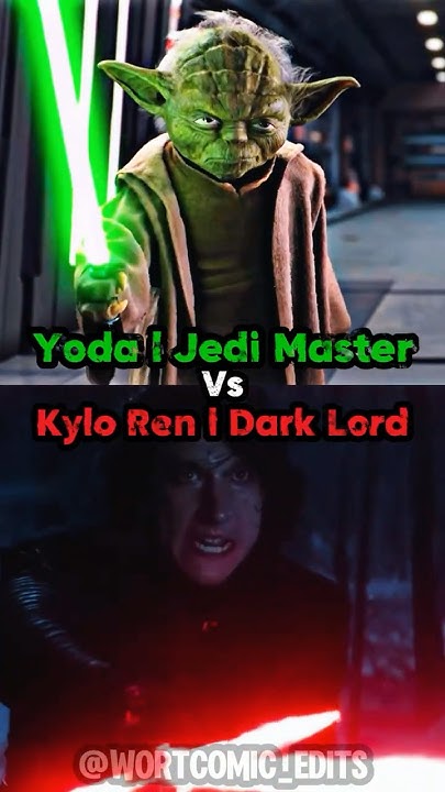 Yoda vs Kylo Ren | Star Wars Short #edit #shorts - YouTube