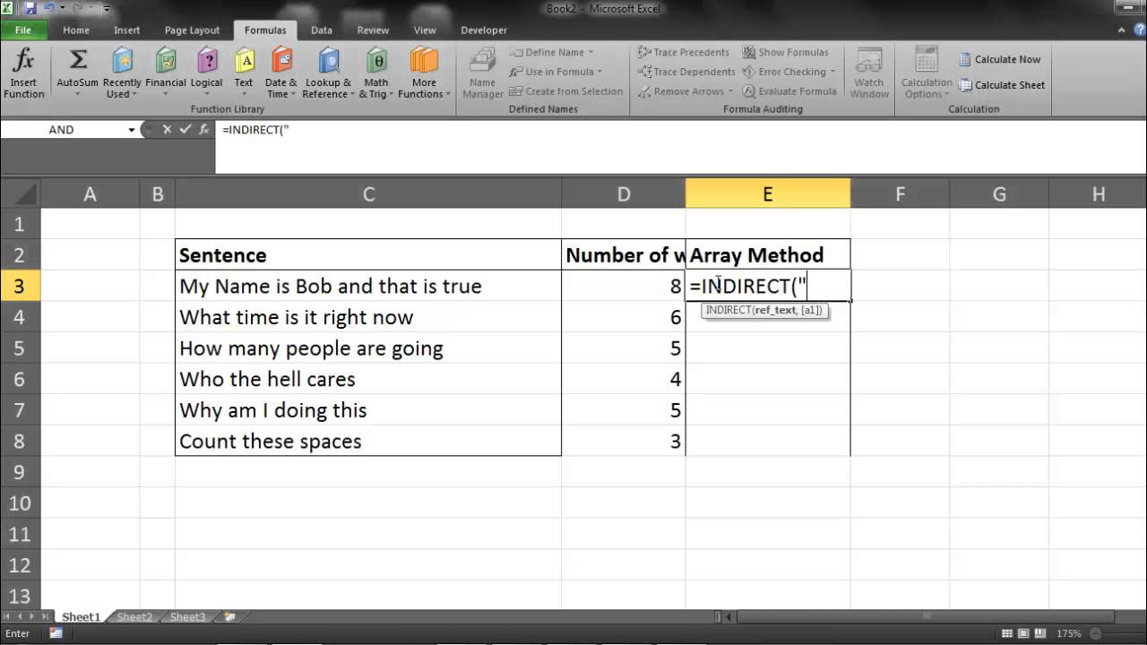 String Manipulation 4: Count the number of words in a string (sentence ...