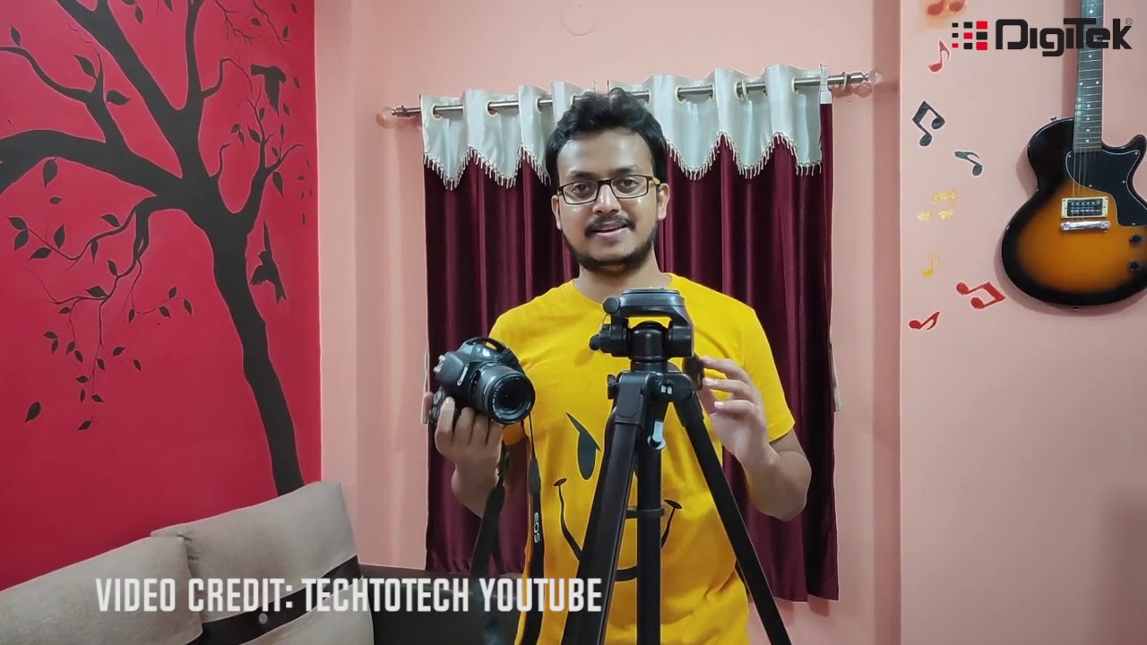 Tutorial | how to use #Digitek #tripod | by TechToTech - YouTube