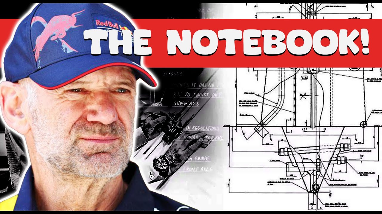 WHAT'S INSIDE ADRIAN NEWEY'S NOTEBOOK? - YouTube