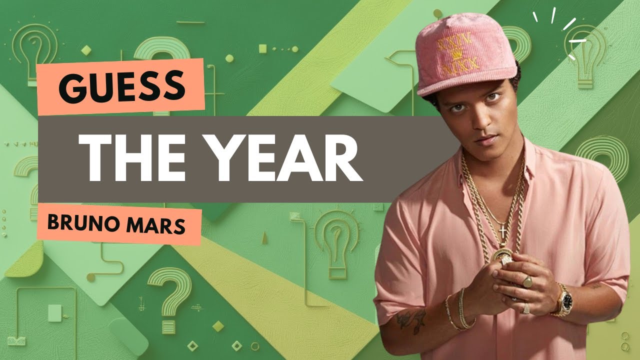 Bruno Mars - Guess the Year - YouTube